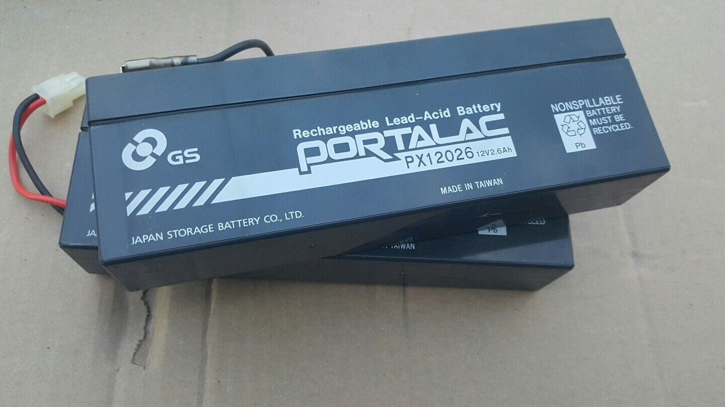 2 x GS Portalac PX12026 Sealed Lead Acid Battery #98 – IT Warehouse ...