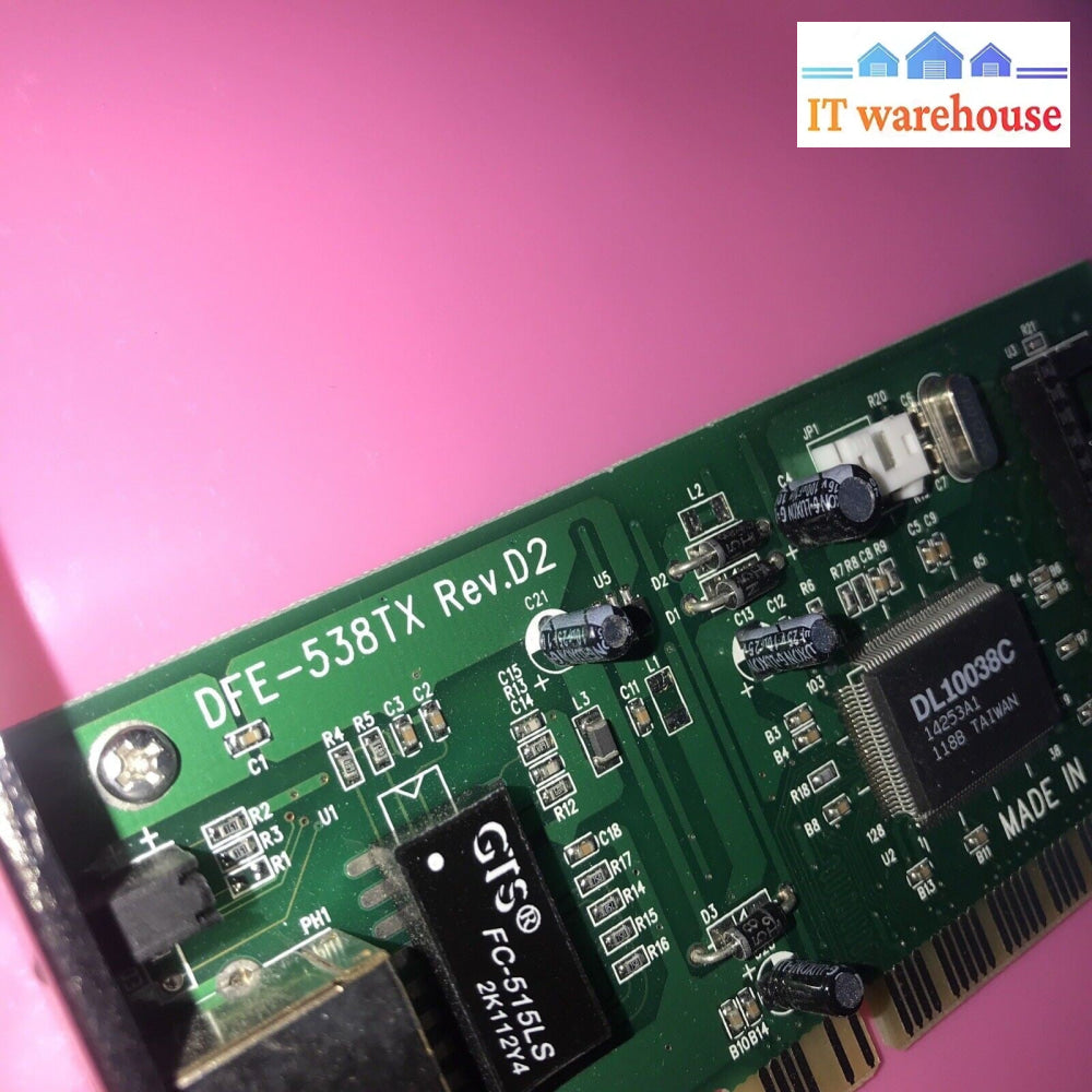 D-Link DFE-538TX Rev.D2 PCI 10/100Mbps Network Adapter Card – IT ...