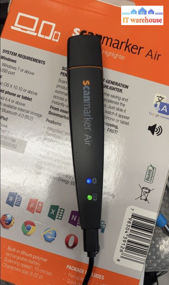Scanmarker Air Pen Scanner Wireless Bluetooth OCR Digital Highlighter ... Scanmarker Air Pen Scanner Wireless Bluetooth OCR Digital Highlighter ...