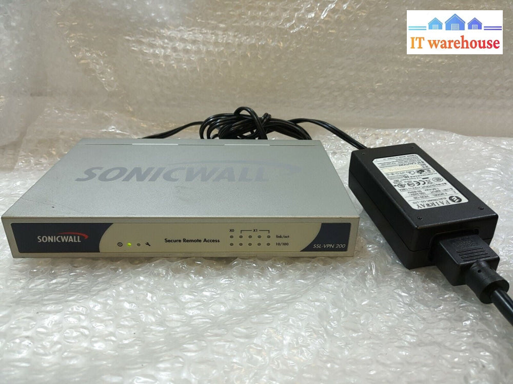 - Sonicwall SSL-VPN 200 NA APL15-03F Switch w/AC – IT Warehouse Vancouver