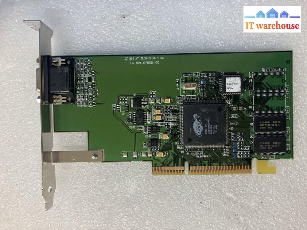 ~ Vintage ATI Rage XC AGP Video Card With VGA Port PN: 109-62800-00 ...